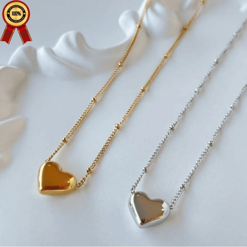 Semi-Joia Colar de Aço Inox Banhado Ouro18K ou em Prata 925 Pingente ...