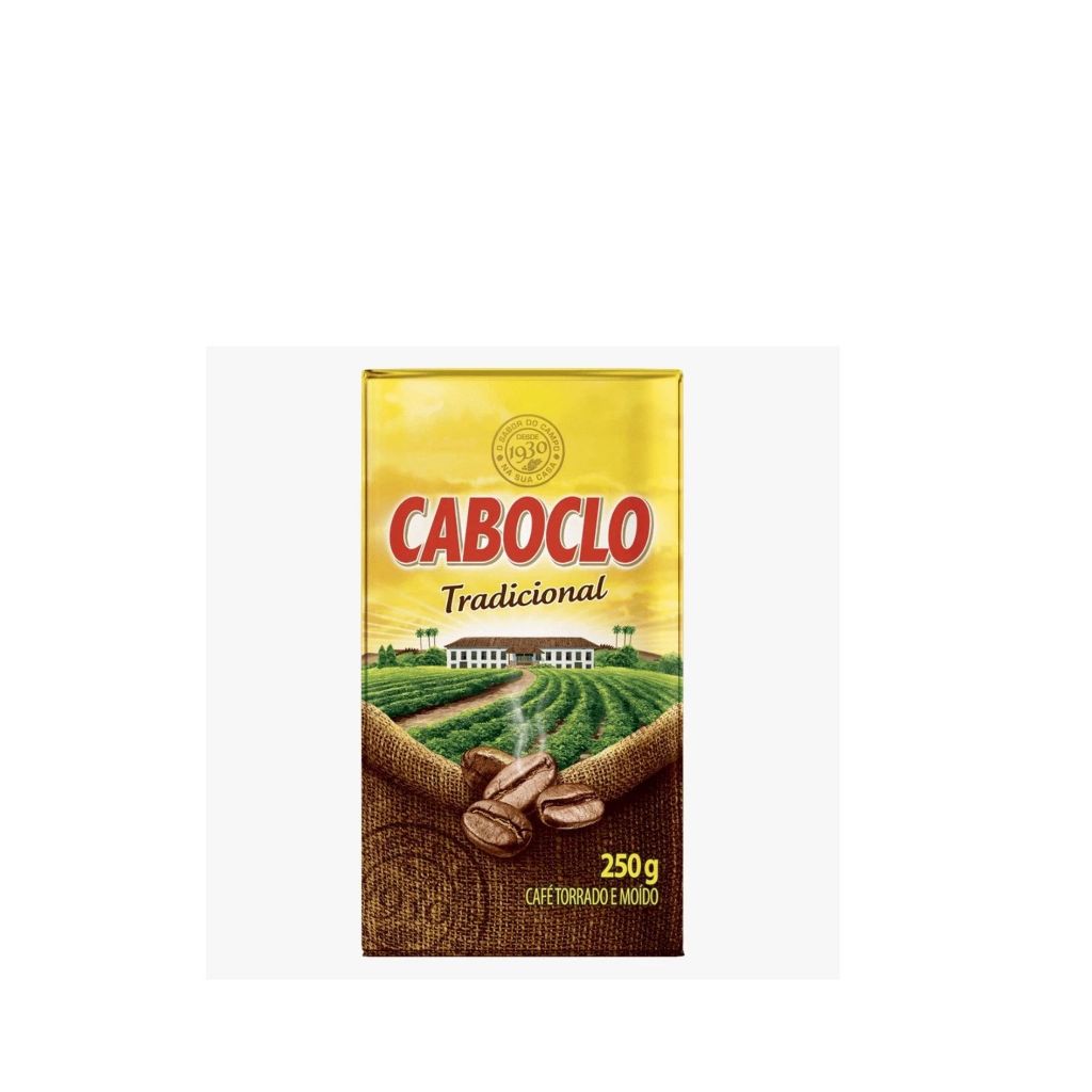 Café Torrado e Moído Caboclo 250g Tradicional, Fresco e Aromático ...