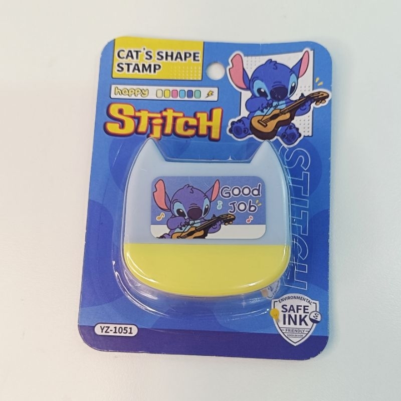 carimbo Stitch 3 "good job" | Shopee Brasil