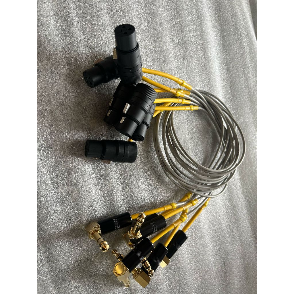 Kit 6 Vias XR18 | Cabos XLR Roxtone Low Profile + P10 Numerados ...