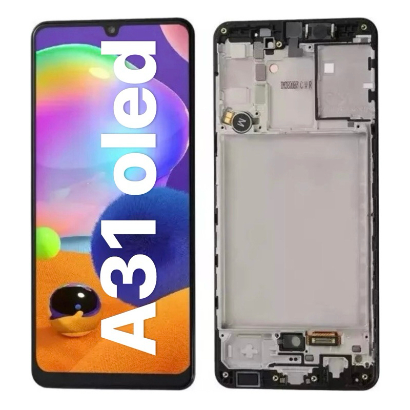 Tela Frontal Display Compatível A31 A315 A22 A225 Oled C/aro Premium | Shopee Brasil