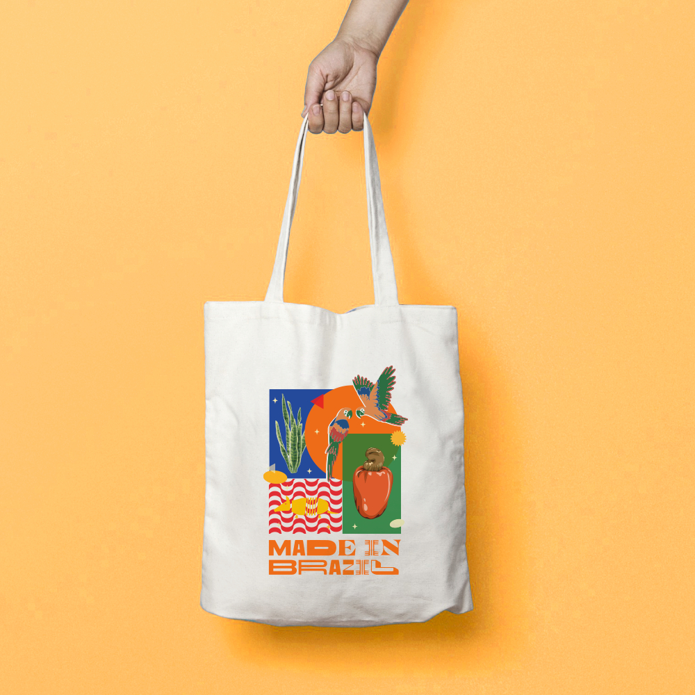 Ecobag Personalizada - Made in brazil | Shopee Brasil