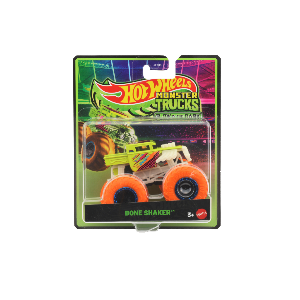 HOT WHEELS MONSTER TRUCKS CARRO BRILHO NO ESCURO JFX08 - MATTEL ...