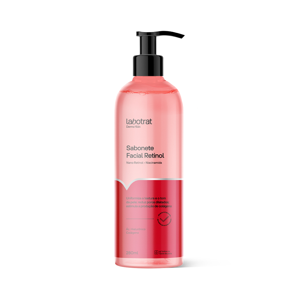 Sabonete Facial Retinol DermoSkin 280ml Labotrat | Shopee Brasil
