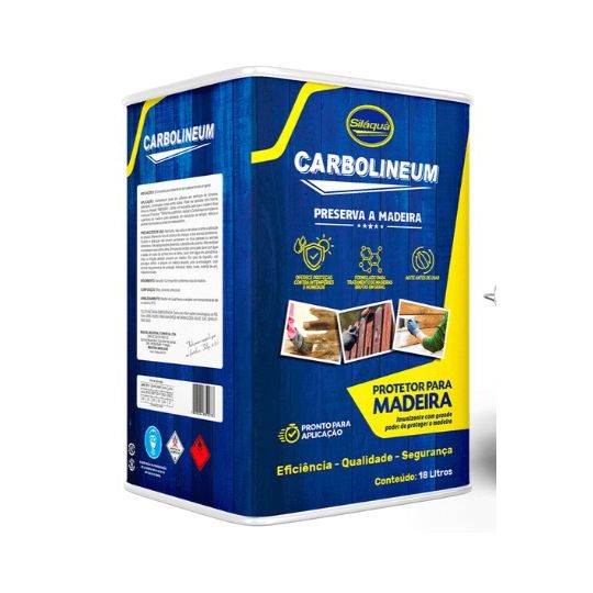 Carbolineum 18L Silaqua – Impermeabilizante e Preservativo para ...