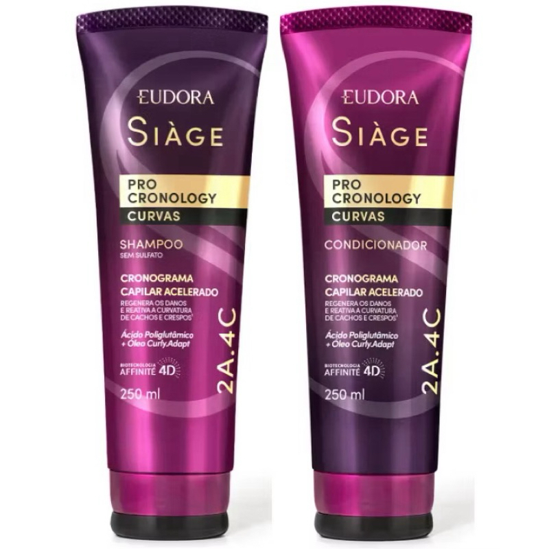 Pro Cronology Curvas Shampoo e Condicionador, Eudora. | Shopee Brasil