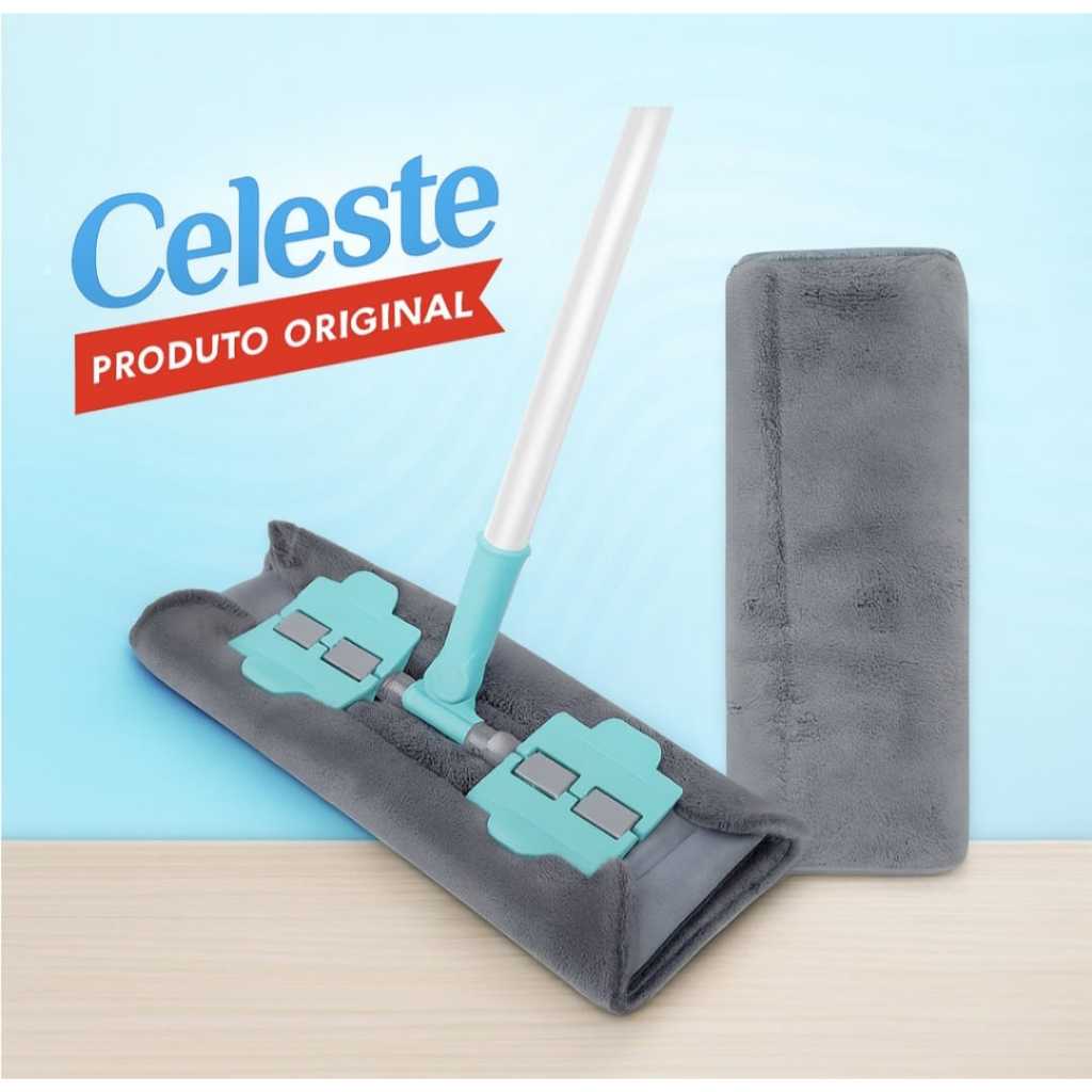 Rodo Mop Chenille 3 Em 1 Vassoura E Pano Em Microfibra Mop Limpeza ...