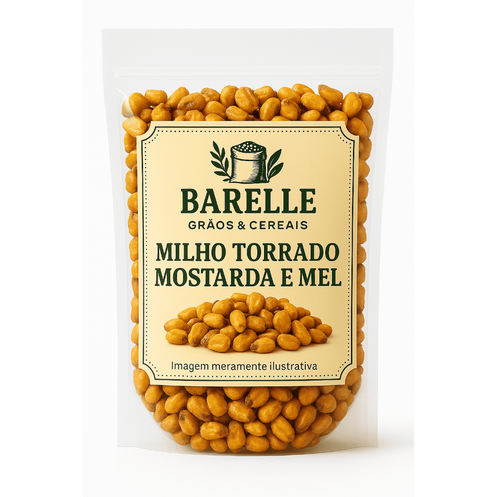 Milho Crocante Com Mel E Mostarda Premium Barelle 2kg | Shopee Brasil