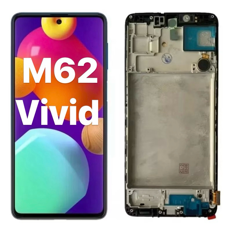 Tela Display Compatível Galaxy M62 M625 Oled Vivid Com Aro | Shopee Brasil