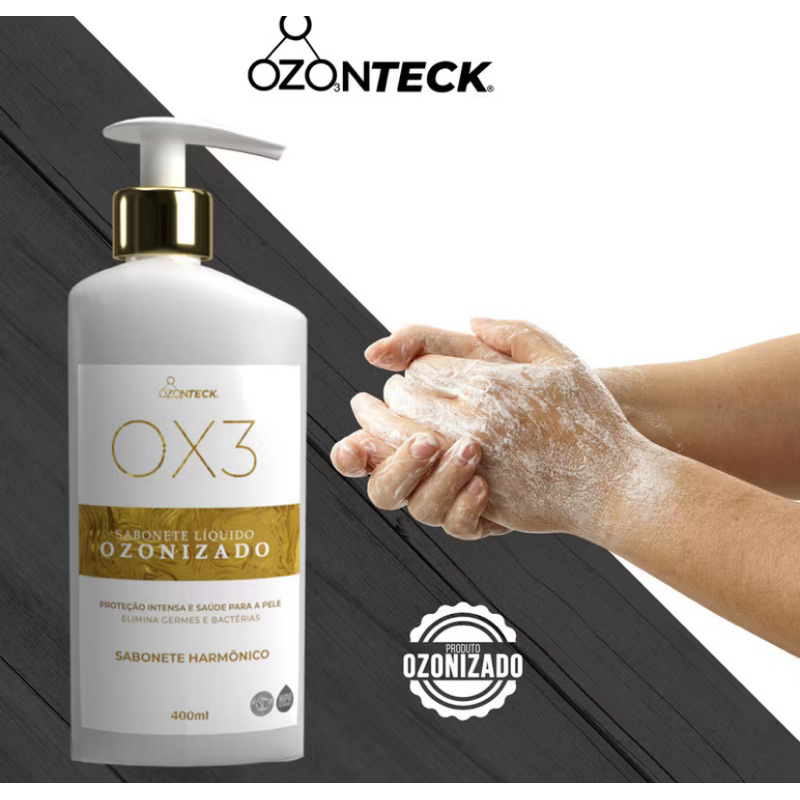 Sabonete OX3 Ozonizado Harmônico 400ml | Shopee Brasil