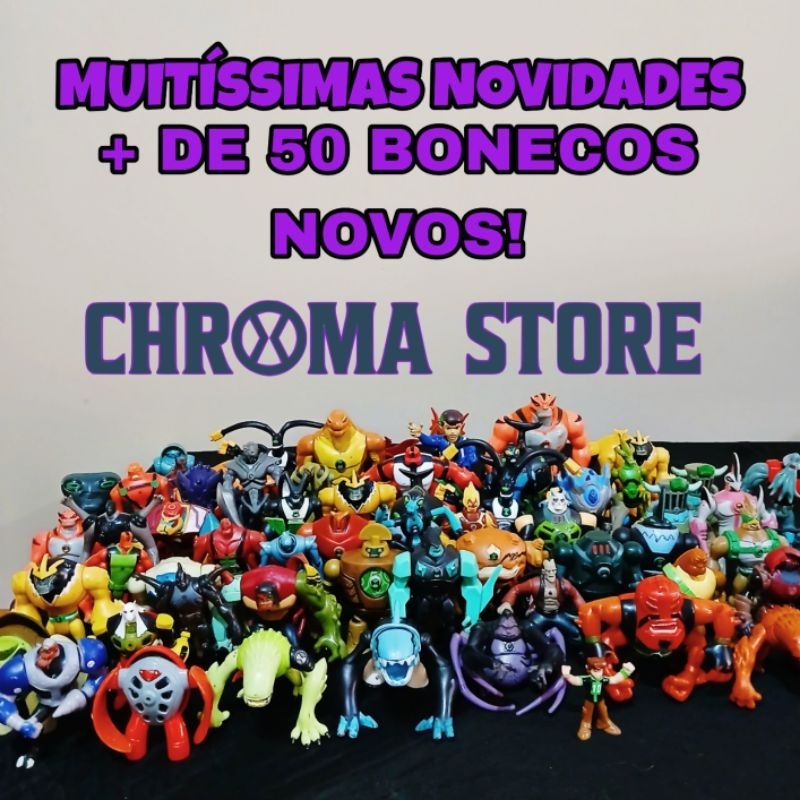 BONECOS BEN 10 BOOTLEGS E ORIGINAIS - CHROMASTORE | Shopee Brasil