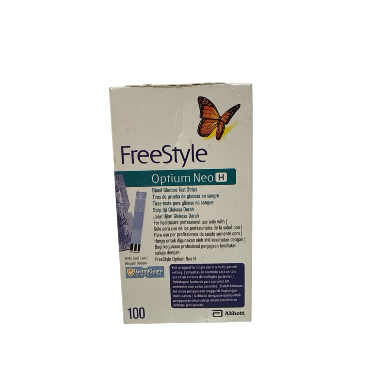 Freestyle Optium Neo H 100 tiras Abbott | Shopee Brasil