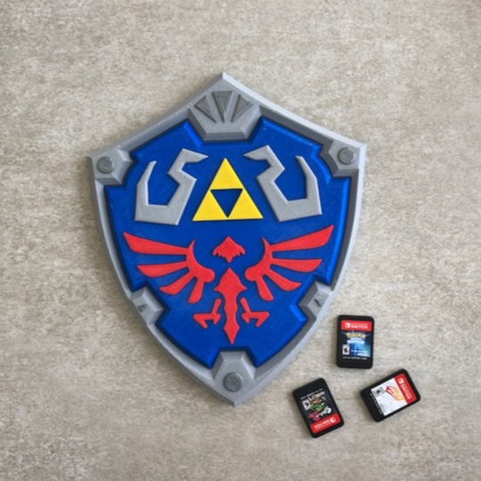 Case Jogos Nintendo Switch Escudo Zelda - 3D | Shopee Brasil