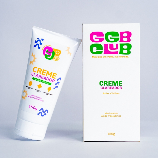Creme Clareador GGB Club - Axilas e Virilhas | Shopee Brasil