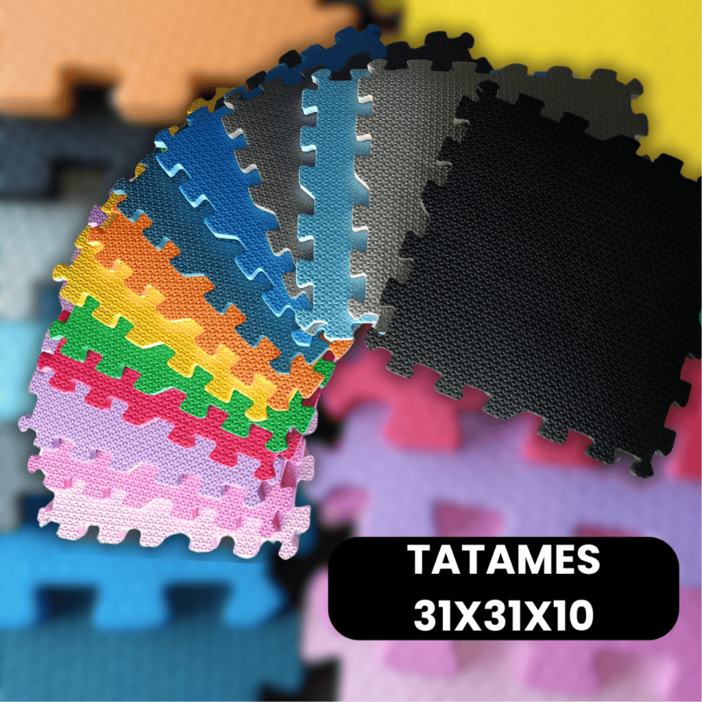 KIT 12 TATAME EVA 31 CM X 31CM X 10MM | Shopee Brasil