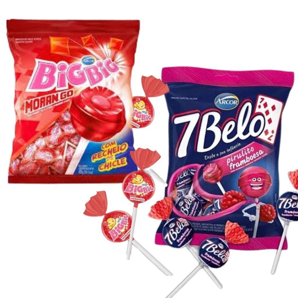 Pirulito Big Big e 7 Belo 500gr Arcor | Shopee Brasil