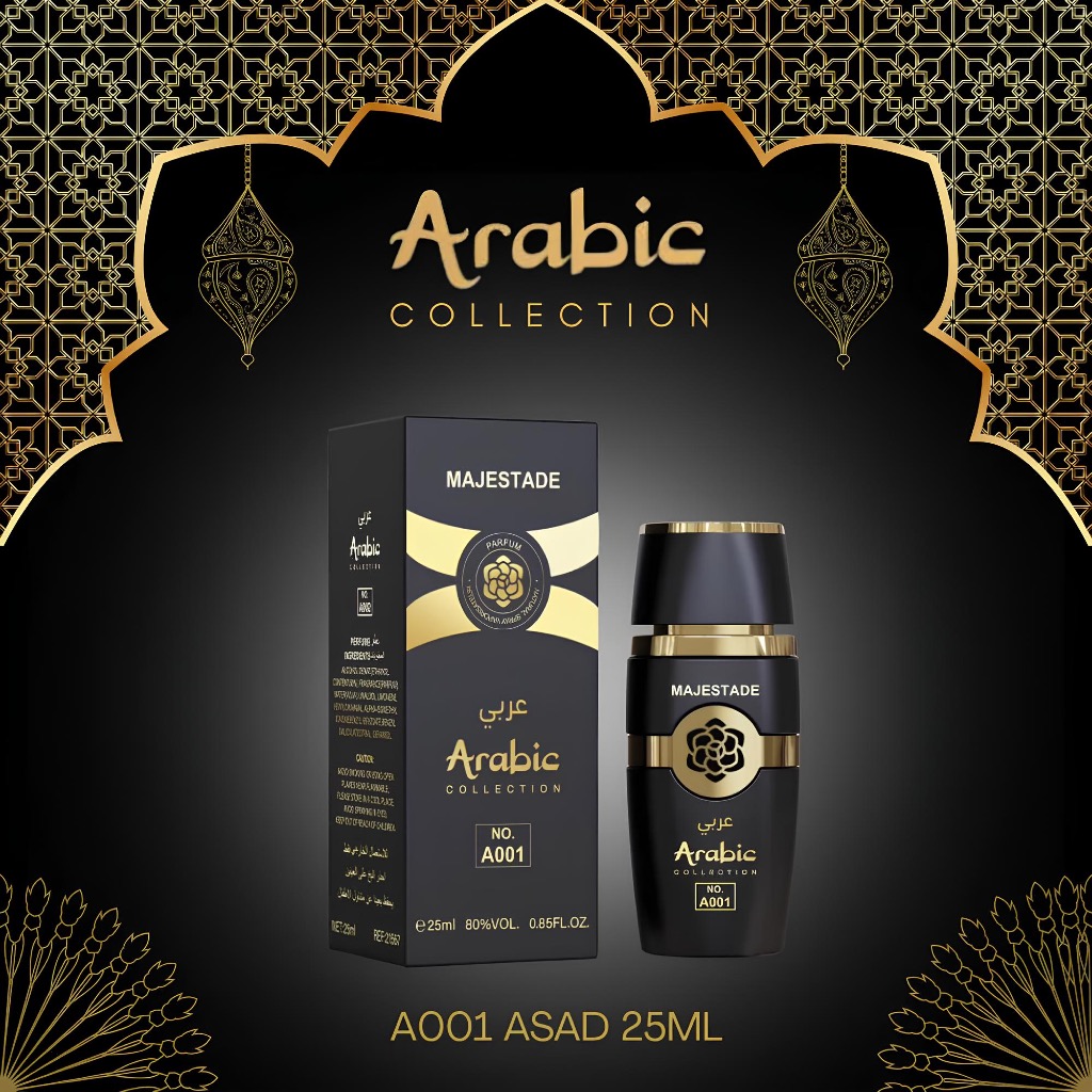 Perfume mini Árabe 25ml ASAD Lançamento novo Super fixação | Shopee Brasil