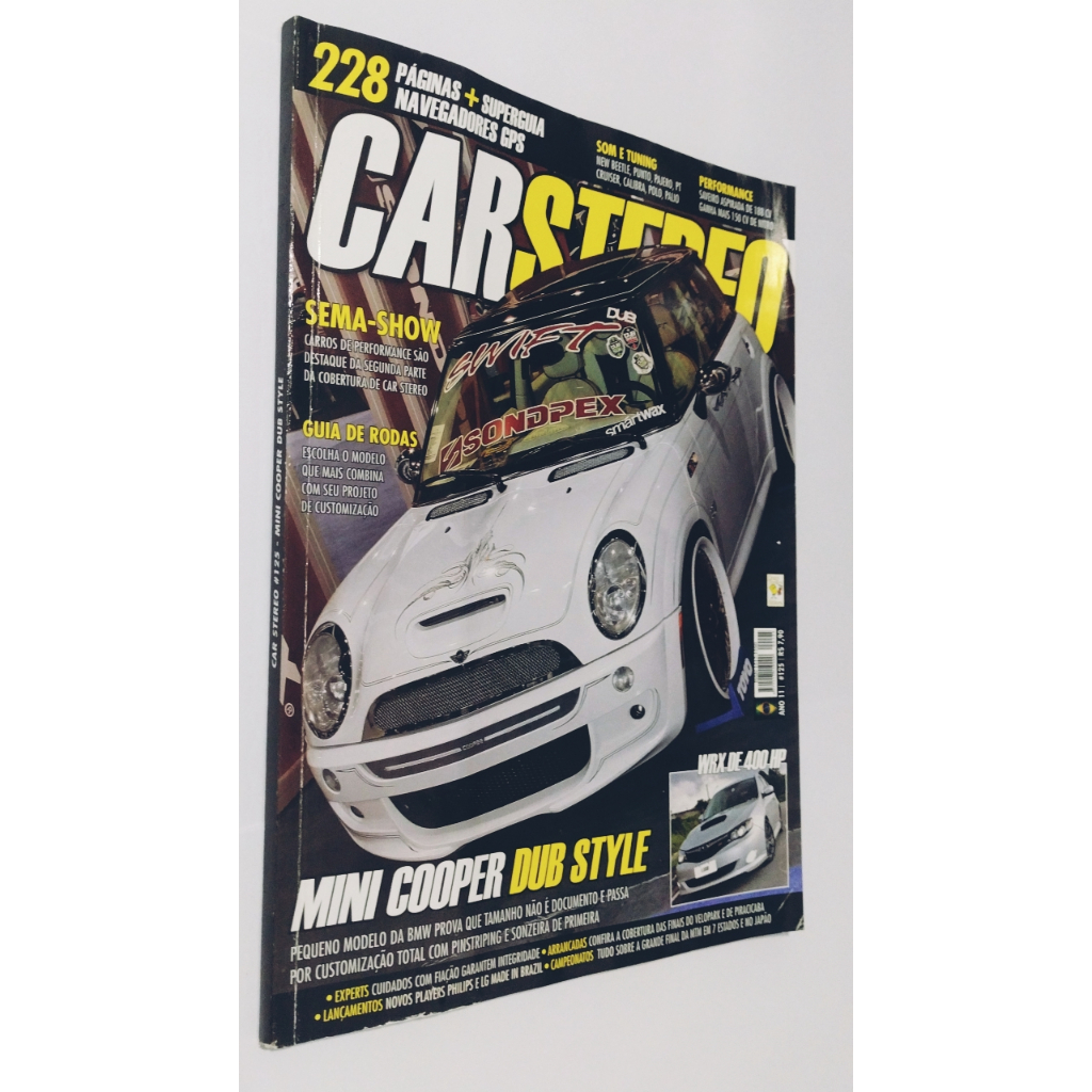 Revista Car Stereo - nº 125 - Mini Cooper Sema Show (ótima conservação ...