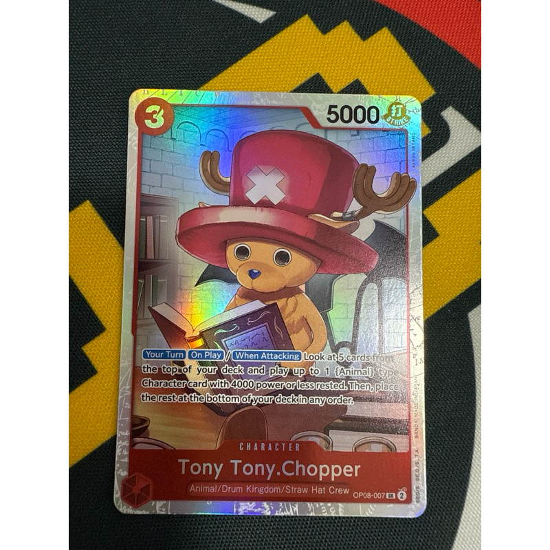 Carta One Piece Tony Tony Chopper SR op08 | Shopee Brasil