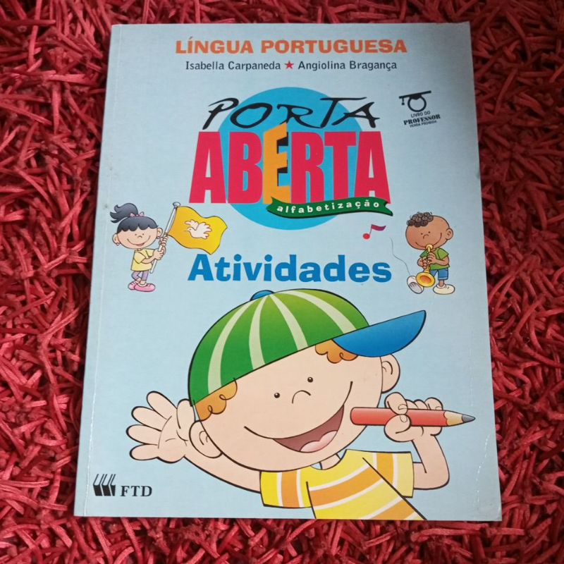 Cartilha de alfabetização Porta aberta Atividades (533) | Shopee Brasil