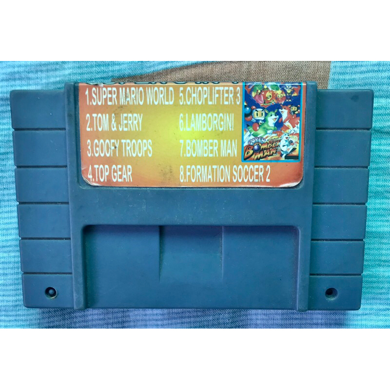 Fita de SNES Super 8 in 1 Testado 100% | Shopee Brasil
