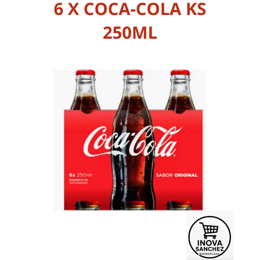 Coca - Cola Ks 250ML VIDRO | Shopee Brasil