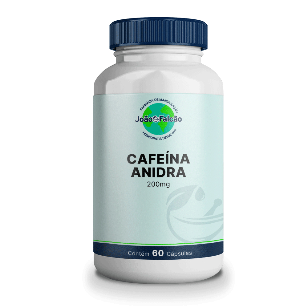 Cafeína Anidra 200Mg - 60 Cápsulas | Shopee Brasil