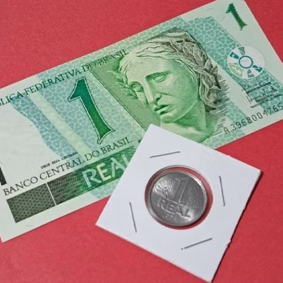 cedula + moeda real antigo | Shopee Brasil