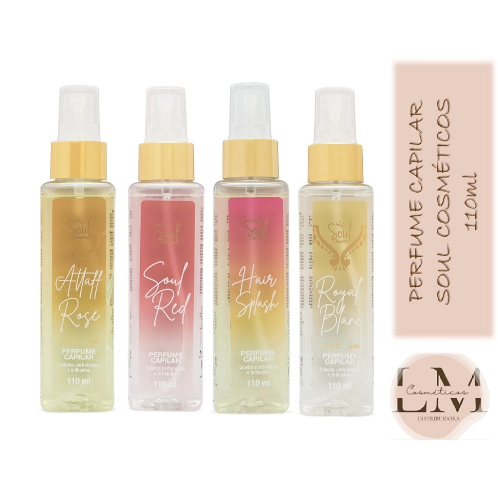 Perfume Capilar Soul Cosméticos 110ml | Shopee Brasil