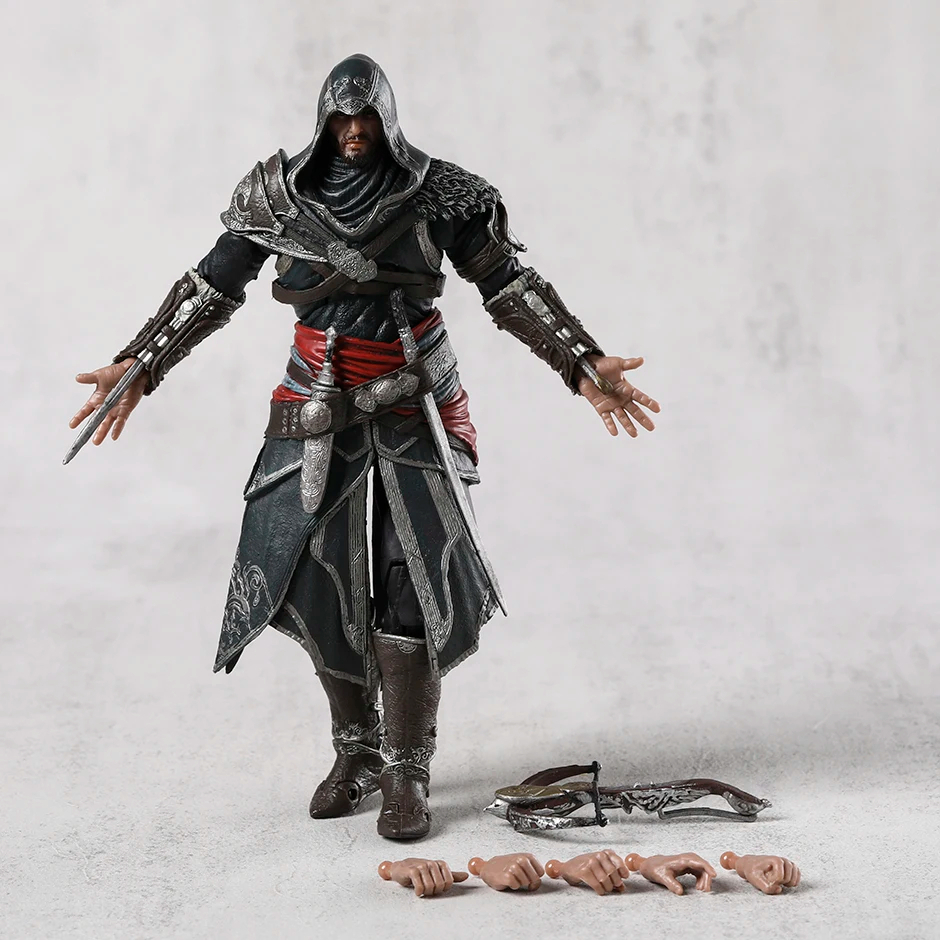 Action Figure Ezio Auditore - Assassin's Creed, NECA, 18cm, c/ caixa ...