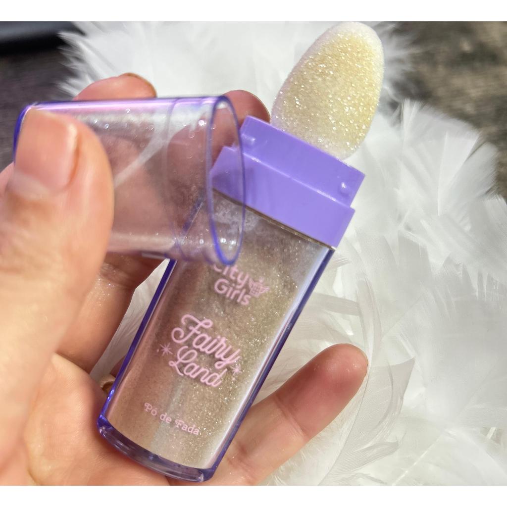 Iluminador Pó de Fada - City Girls - Facial e Corporal | Shopee Brasil