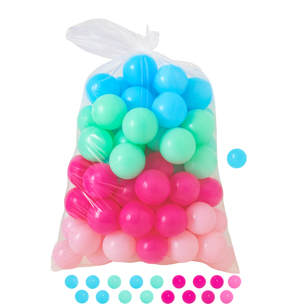 Bolinhas Coloridas para Piscina de Bolinhas 100 Unid | Alta Qualidade e ...