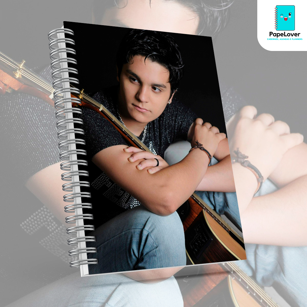 Caderno Luan Santana com brinde especial - Capa dura, impressão HD. | Shopee Brasil