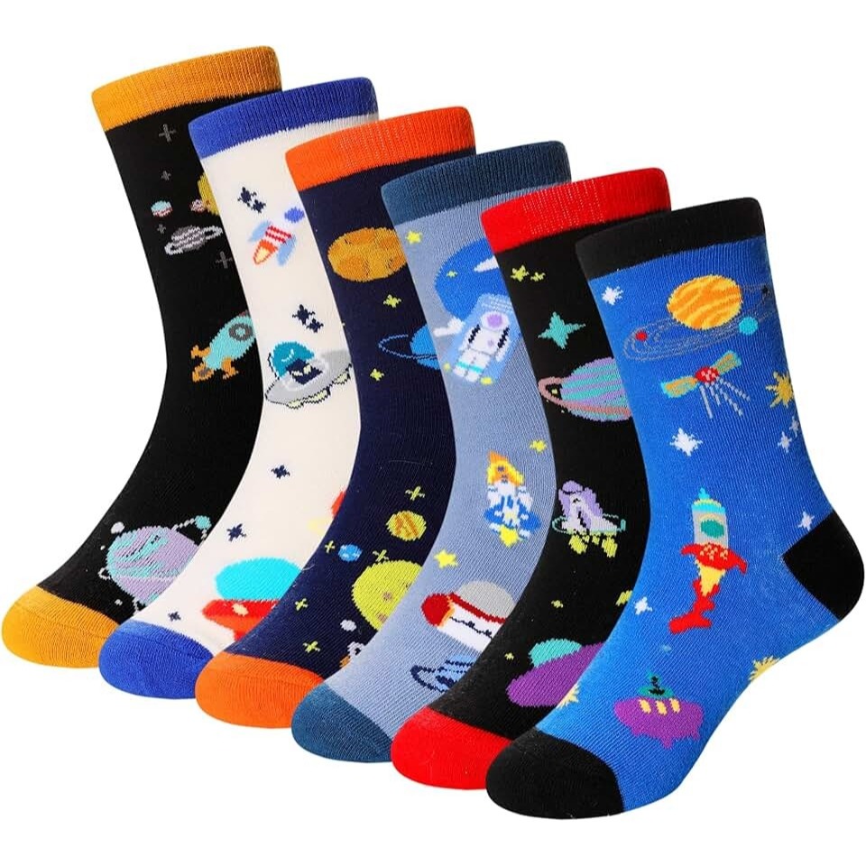 Kits 12 Pares Meia Infantil Estampada Cano Médio 0 Até 10 Anos ...