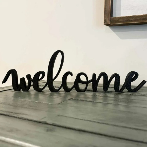 Letreiro palavra Welcome ''bem-vindo'' | Shopee Brasil