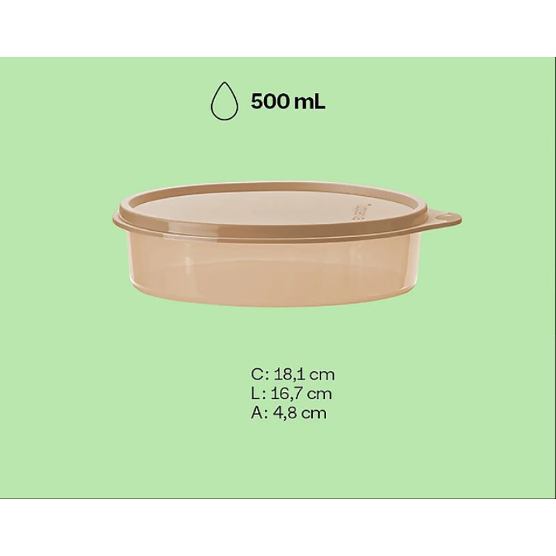 Tupperware Tupper Tigela Color 500ml Linho. | Shopee Brasil