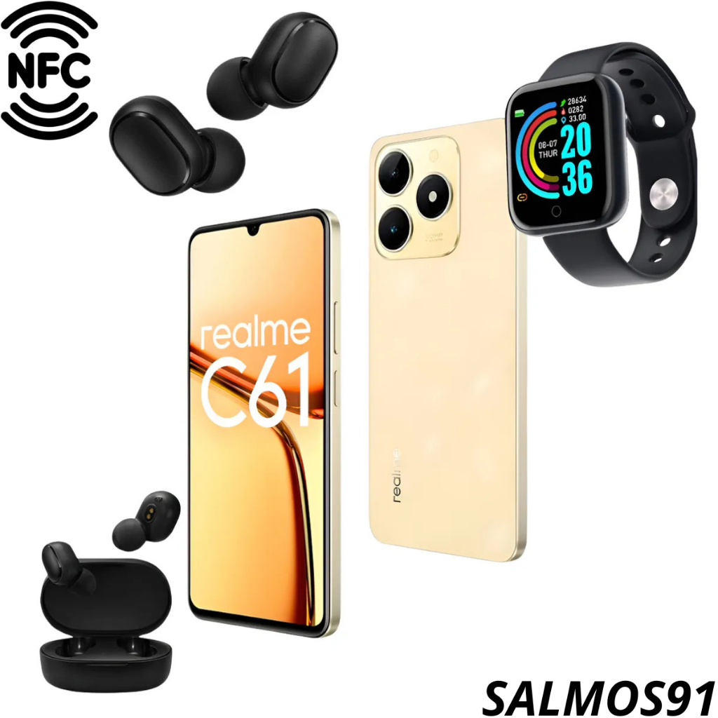 Celular Smartphone Realme C61 4G NFC 256GB 24GB RAM Versão Global | Shopee Brasil