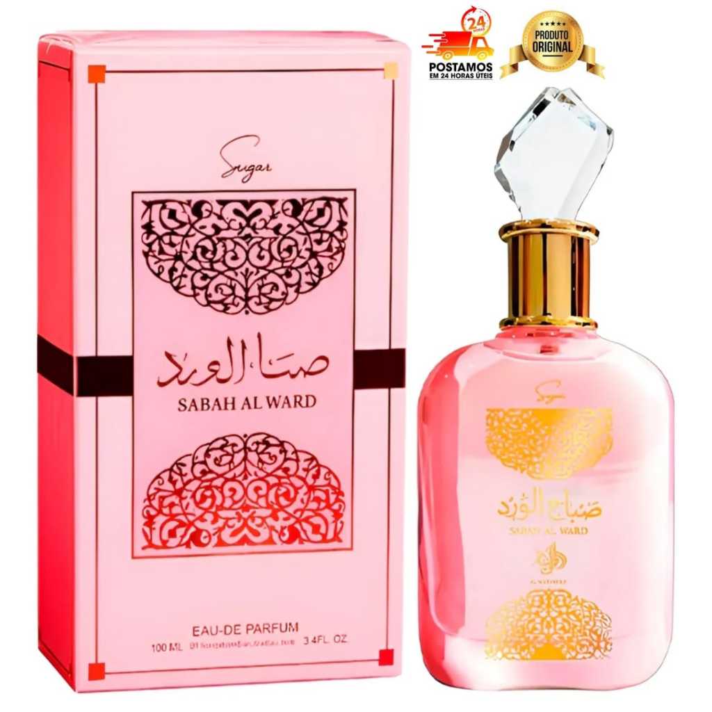 Perfume Árabe Feminino Sabah Al Ward Sugar Eau de Parfum | Shopee Brasil