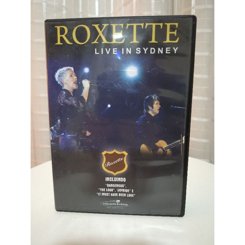 DVD Roxette – Live in Sydney – Ao Vivo 1991 – Original – Usado em Ótimo ...