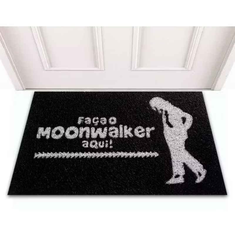 Tapete de Entrada - Faça o Moonwalker Aqui (Michael Jackson) / 60x40cm ...