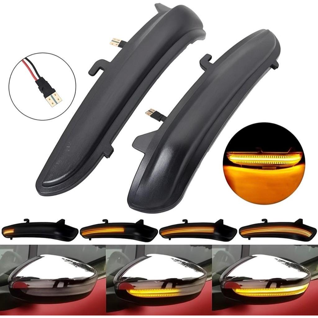 Par Pisca Seta Retrovisor Sequencial Led Citroen C3/Basalt/Pegeout ...