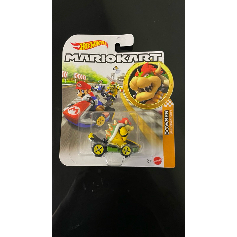 Miniatura Mario Kart Hot Wheels Bowser Standard Kart GBG25 Original ...