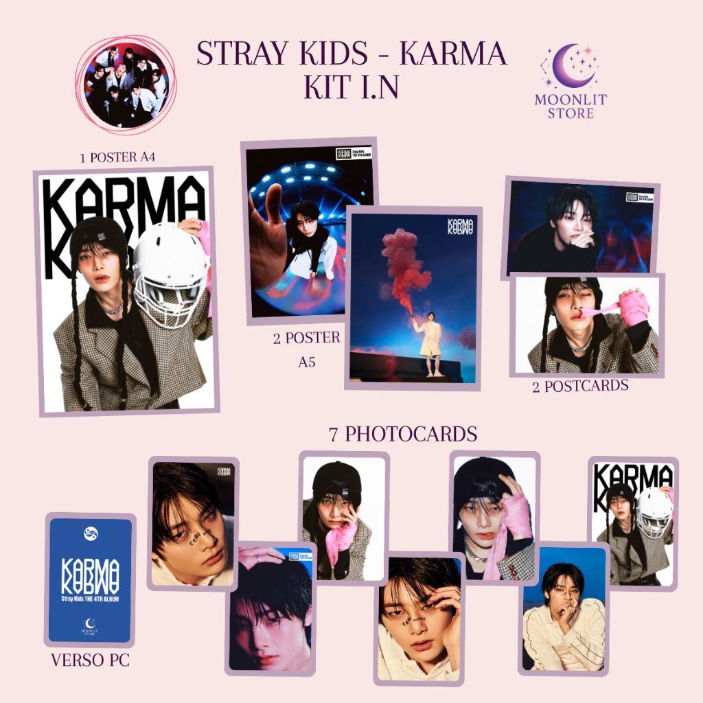 kit fanmade stray kids - karma (kits individuais e em grupo) | Shopee ...