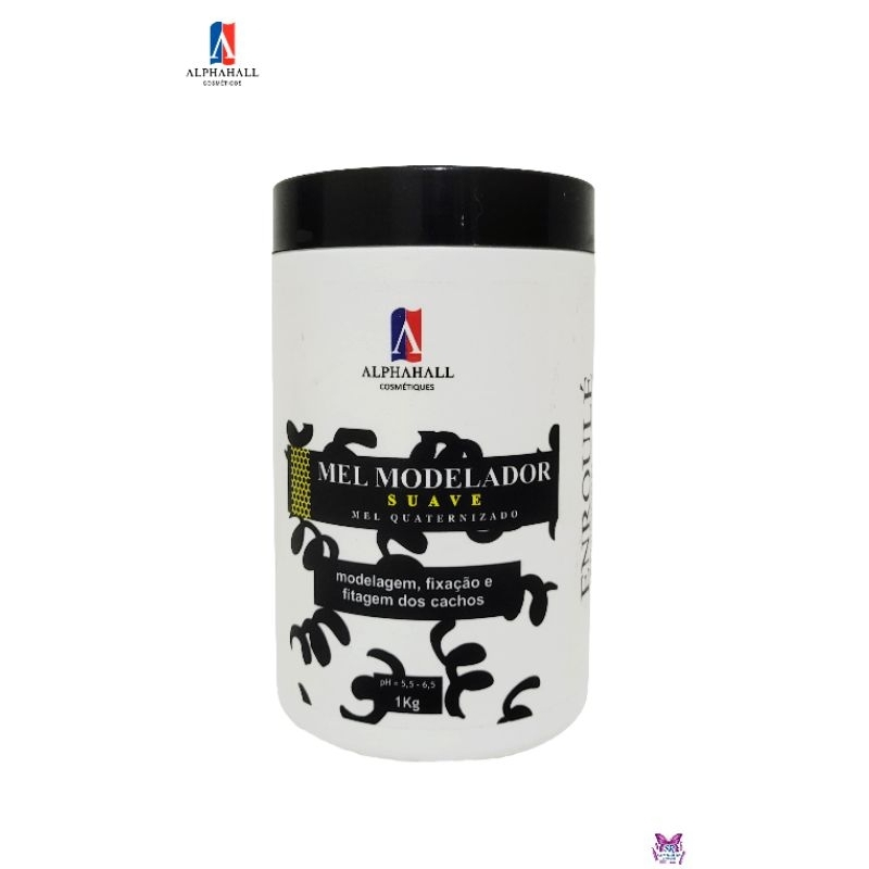 Mel Cola Modelador Enroulé 1KG Finalizador para Cabelos Cacheados e ...