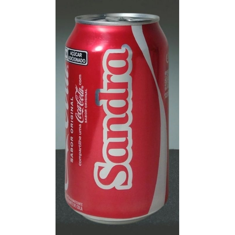 Lata Coca-Cola Nomes / Sandra (lacrada) | Shopee Brasil
