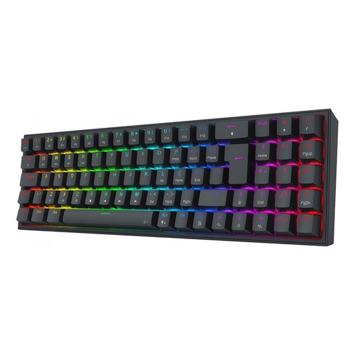 Teclado Pollux Pro RGB Gamer Redragon Rgb Wireless Bluetooth Abnt2 ...