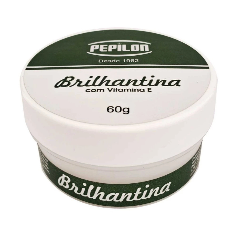 BRILHANTINA 60g - Pomada Modeladora para o cabelo - PEPILON | Shopee Brasil