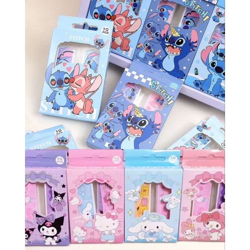 Curativo band aid Personagens Sanrio & Stitch Disney | Shopee Brasil