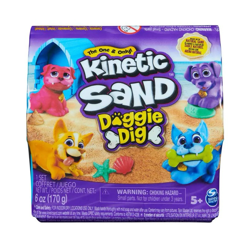 Cachorrinho Surpresa + Playset Escavação Canina-Kinetic Sand | Shopee ...
