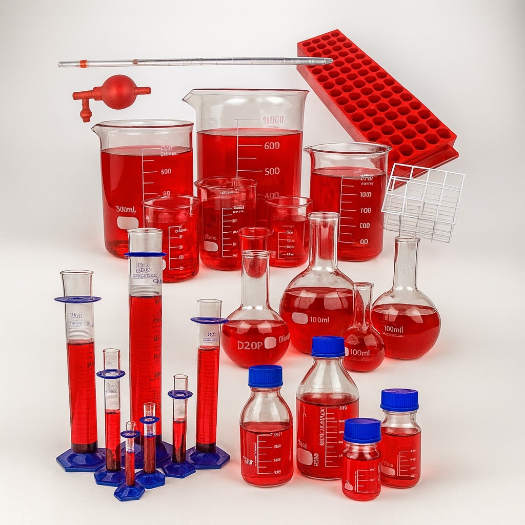 Mega Kit De Vidrarias de Laboratório Tamanhos Variados Completo c ...